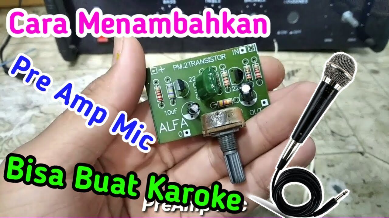 Panduan Praktis: Cara Memasang Pre amp Mic pada Speaker Aktif untuk ...