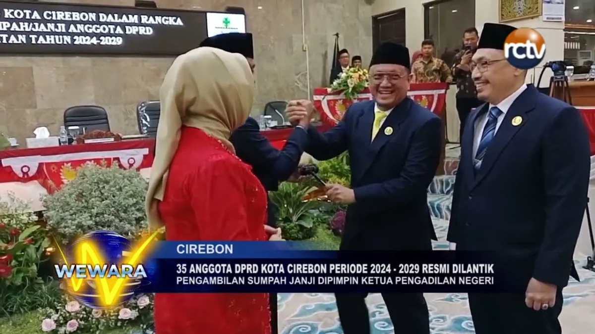 35 Anggota DPRD Kota Cirebon Periode 2024 – 2029 Resmi Dilantik – Video – Radar Cirebon Televisi