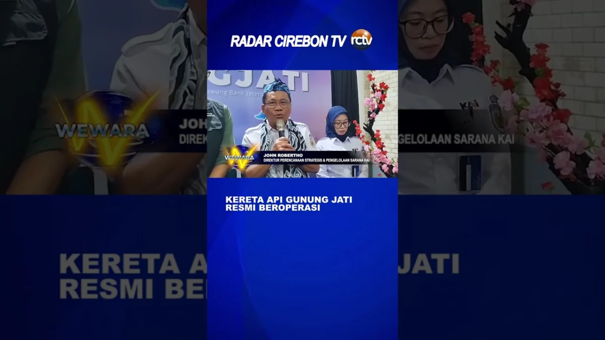 Kereta Api Gunung Jati Resmi Beroperasi – Video – Radar Cirebon Televisi