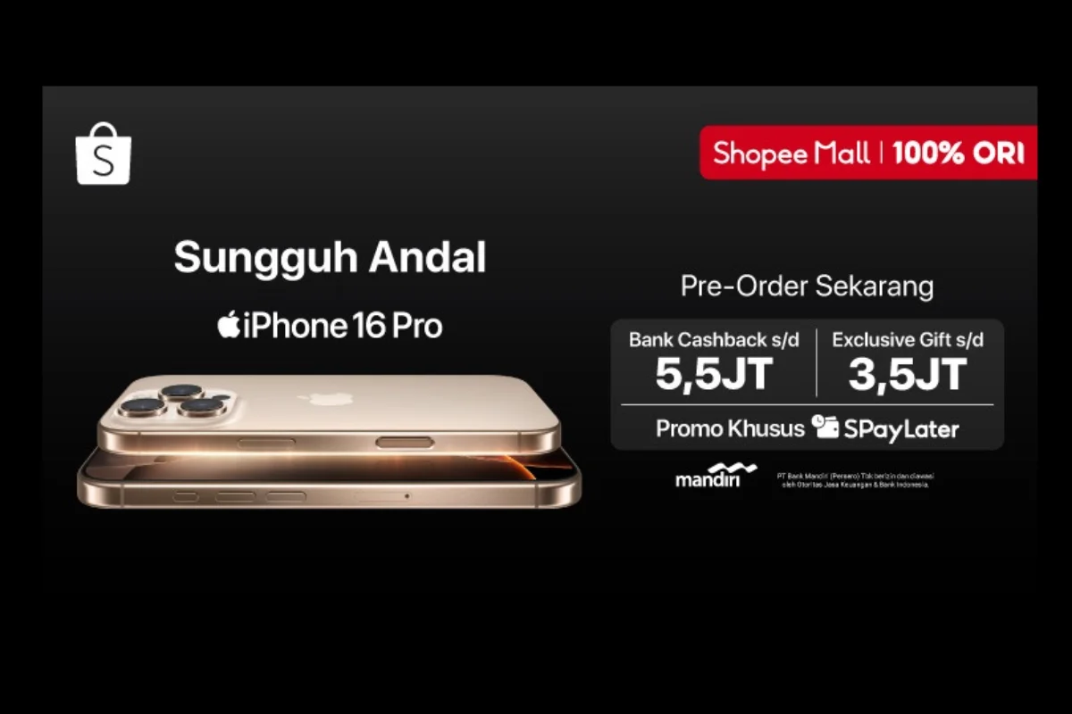 Wow! iPhone 16 Resmi Hadir di Indonesia, Bisa Pre-Order di Shopee ...
