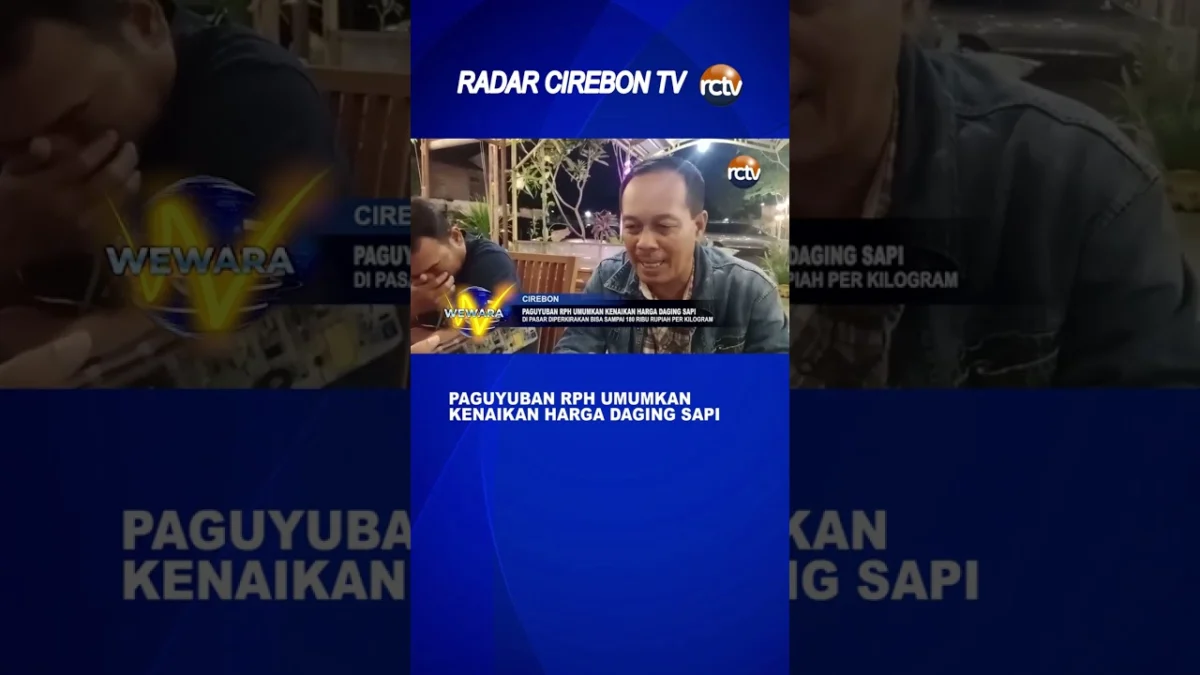 Paguyuban RPH Umumkan Kenaikan Harga Daging Sapi – Video – Radar ...