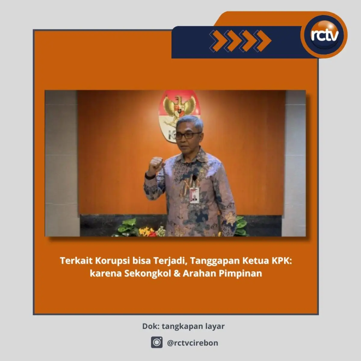 Kata KPK, Korupsi itu Bisa Terjadi karena Pesekongkolan dan Arahan ...