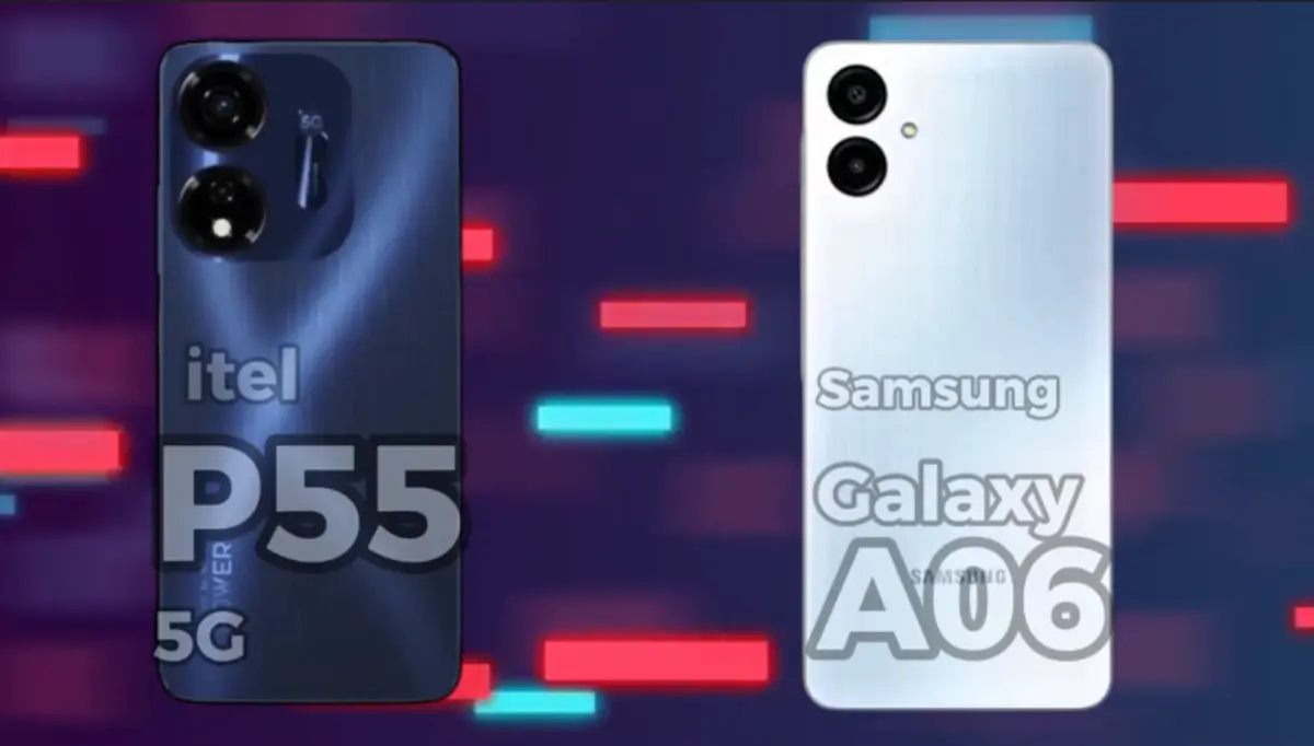 Perbandingan antara iTel P55 Pro dan Samsung Galaxy A06 5G: Dua HP 5G Murah, Selisih Cuma Rp1 ...
