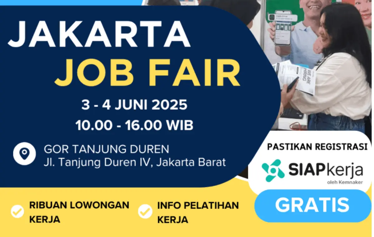 Kemenaker Buka Jakarta Job Fair 2025, Simak Informasinya Berikut ...