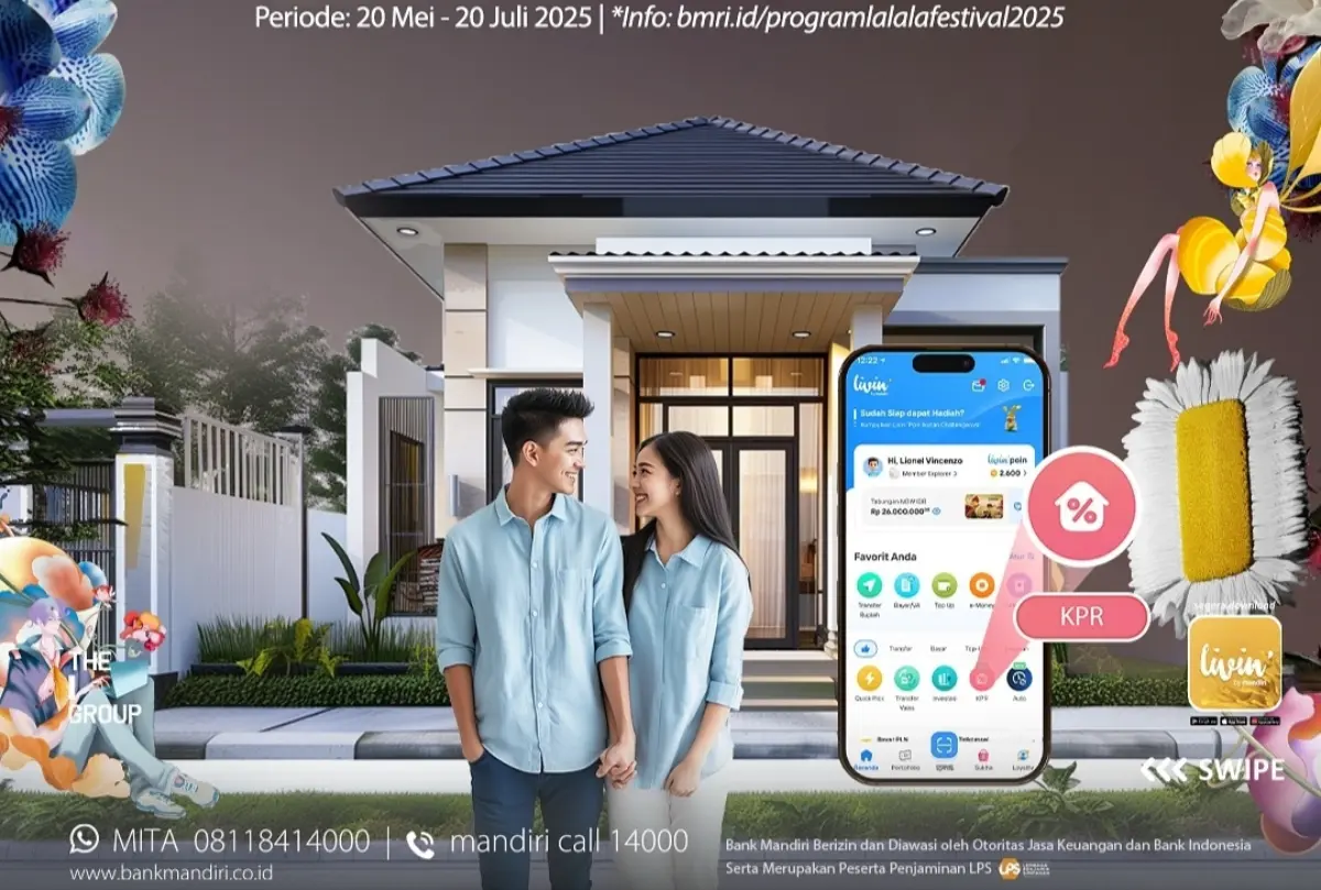 Beli Rumah di Livin' KPR dapat tiket LaLaLa Fest 2025 Gratis! Yuk simak syarat dan ketentuannya ...