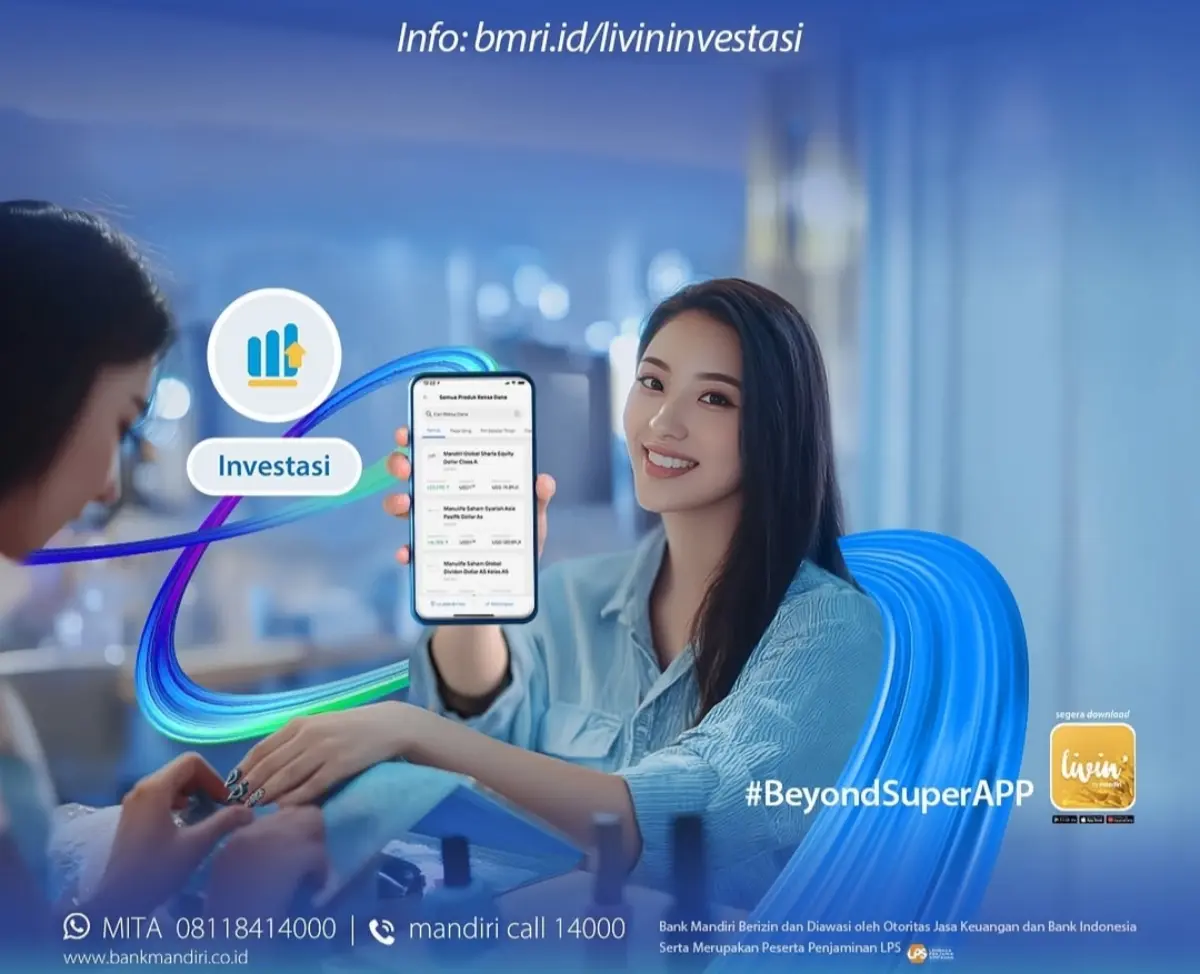 Cara mudah investasi Reksa Dana hanya Rp10 ribu di Livin' by Mandiri ...