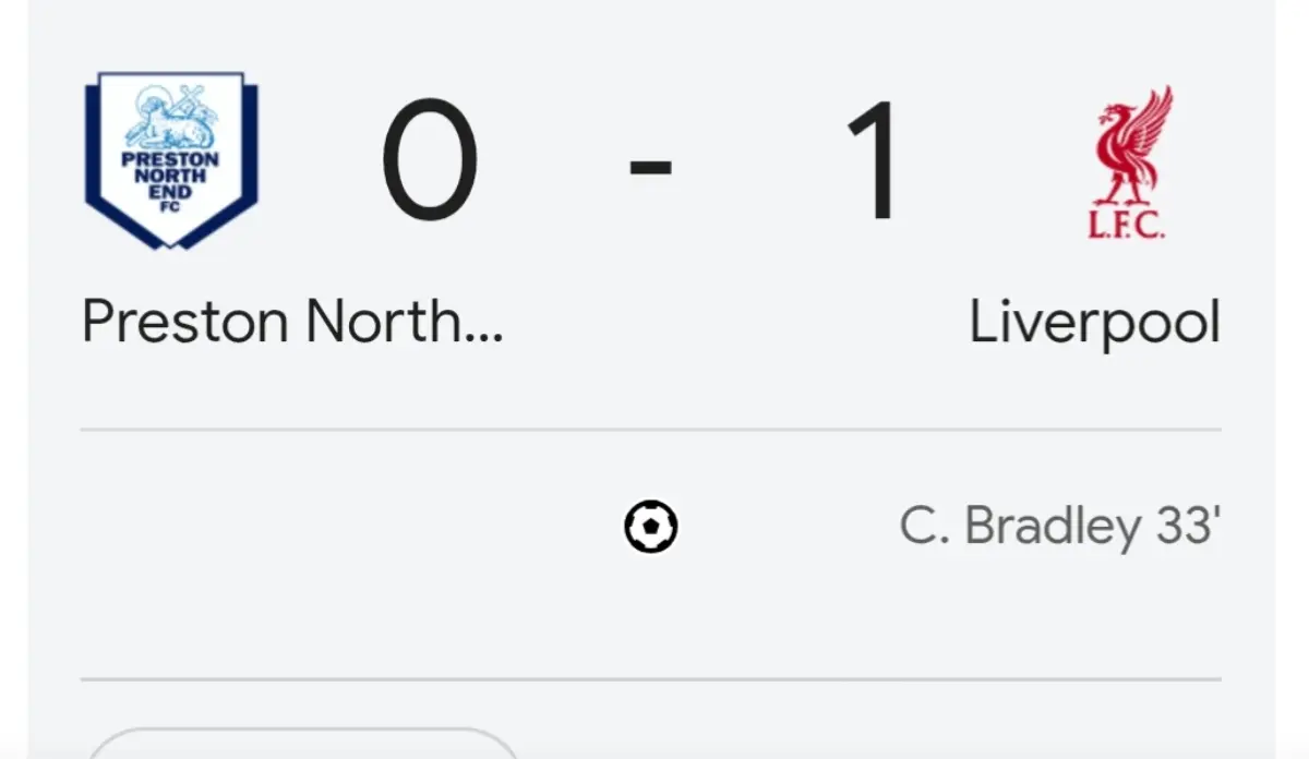 Babak Pertama , C Bradley Bawa Liverpool Ungguli Preston 0-1, Chiesa, Szoboszlai dan Salah Main ...