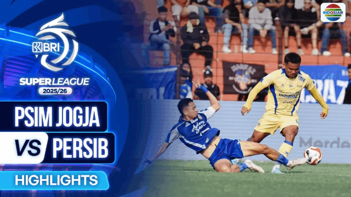 Drama Panas di Sultan Agung! Hasil Pertandingan PSIM Yogyakarta vs Persib Bandung Liga Super ...