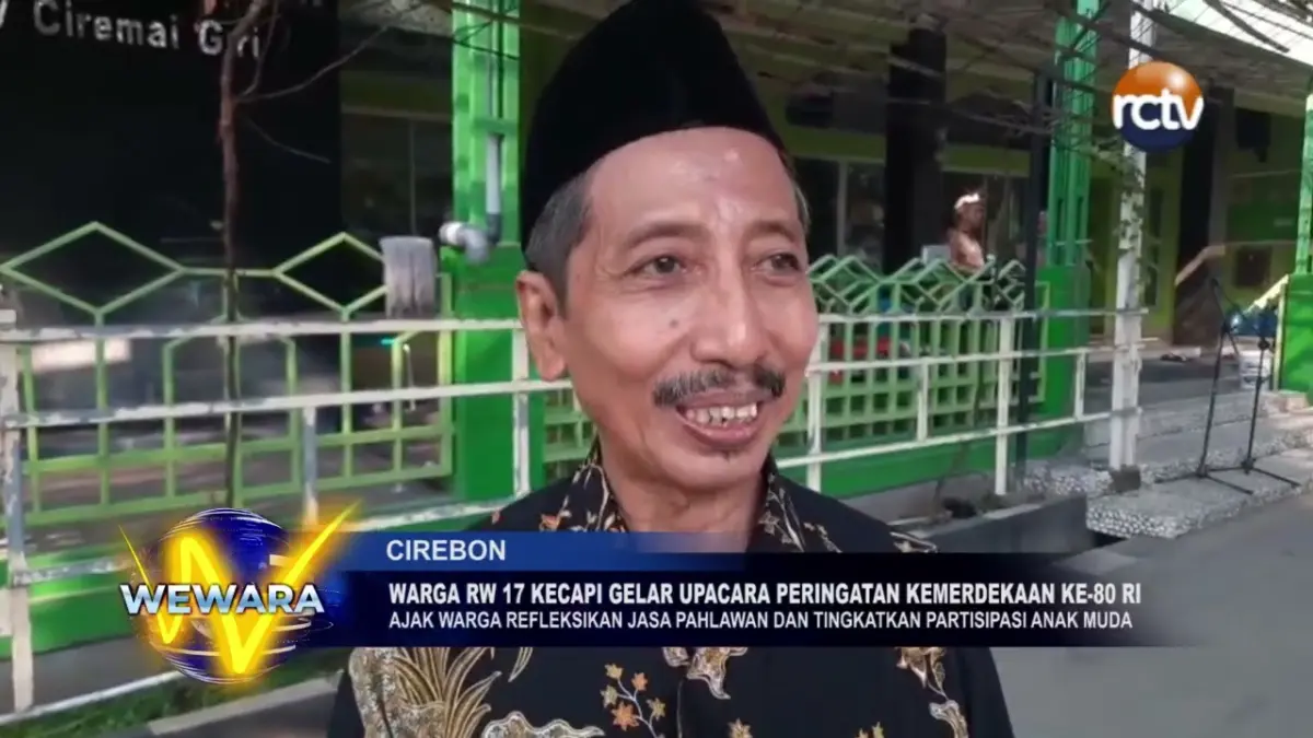 Warga RW 17 Kecapi Gelar Upacara Peringatan Kemerdekaan Ke-80 RI – Video – Radar Cirebon Televisi