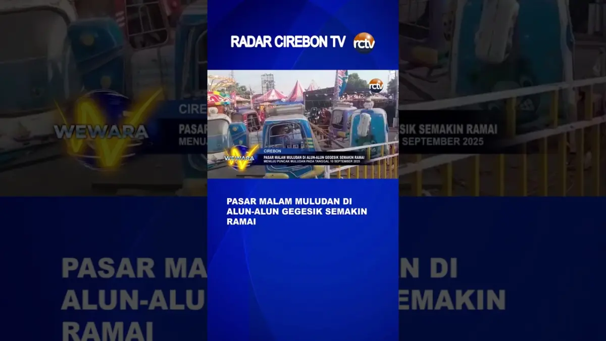 Pasar Malam Muludan Di Alun-Alun Gegesik Semakin Ramai – Video – Radar ...