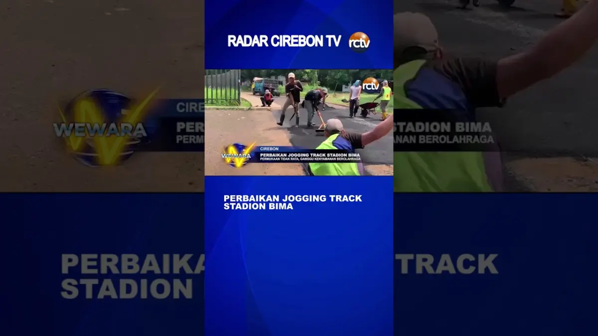 Perbaikan Jogging Track Stadion Bima – Video – Radar Cirebon Televisi