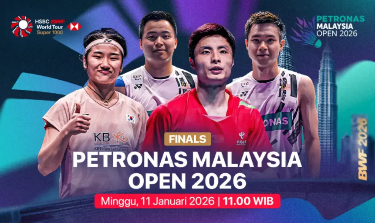 Siaran Langsung Final Badminton Malaysia Open 2026 Hari Ini 11 Januari ...