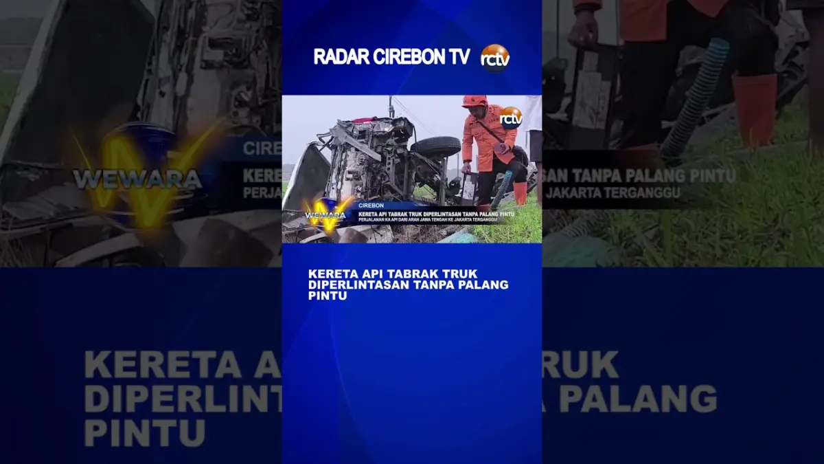 Kereta Api Tabrak Truk Diperlintasan Tanpa Palang Pintu – Video – Radar ...