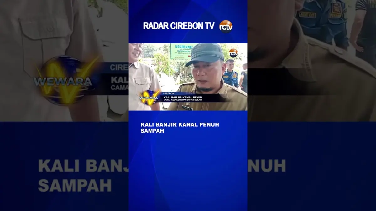 Kali Banjir Kanal Penuh Sampah – Video – Radar Cirebon Televisi