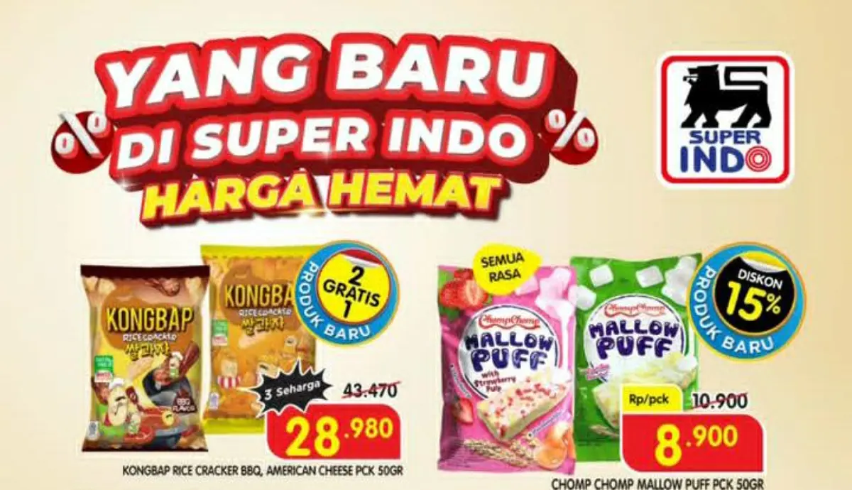 Promo Produk Baru di Super Indo 9–15 April 2026: Diskon Snack hingga ...